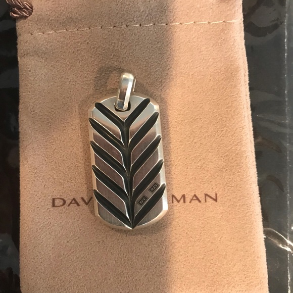 David Yurman | Jewelry | David Yurman Streamline 35mm Diamond Tag ...